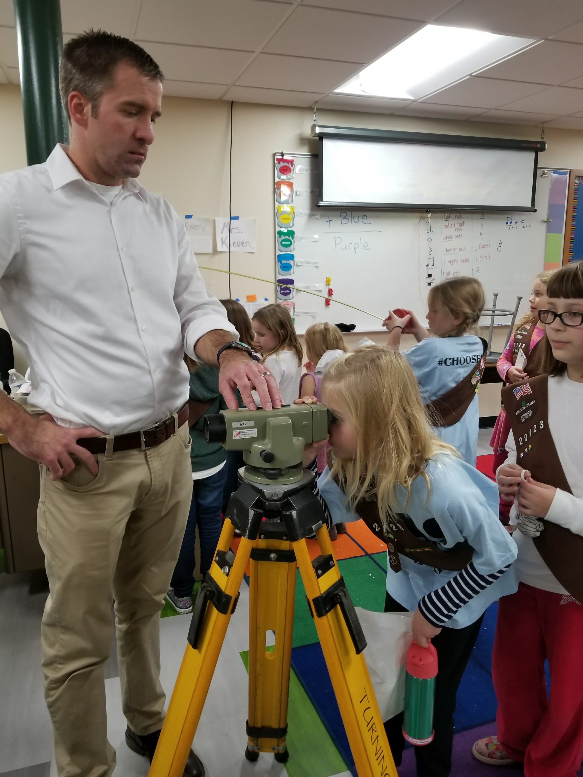 Girl Scouts Learn Survey Techniques as Crew Members - raSmith