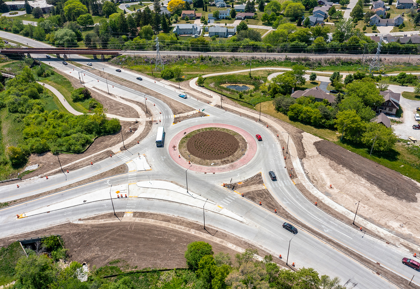WIS 57/Teutonia Avenue Roundabout - raSmith