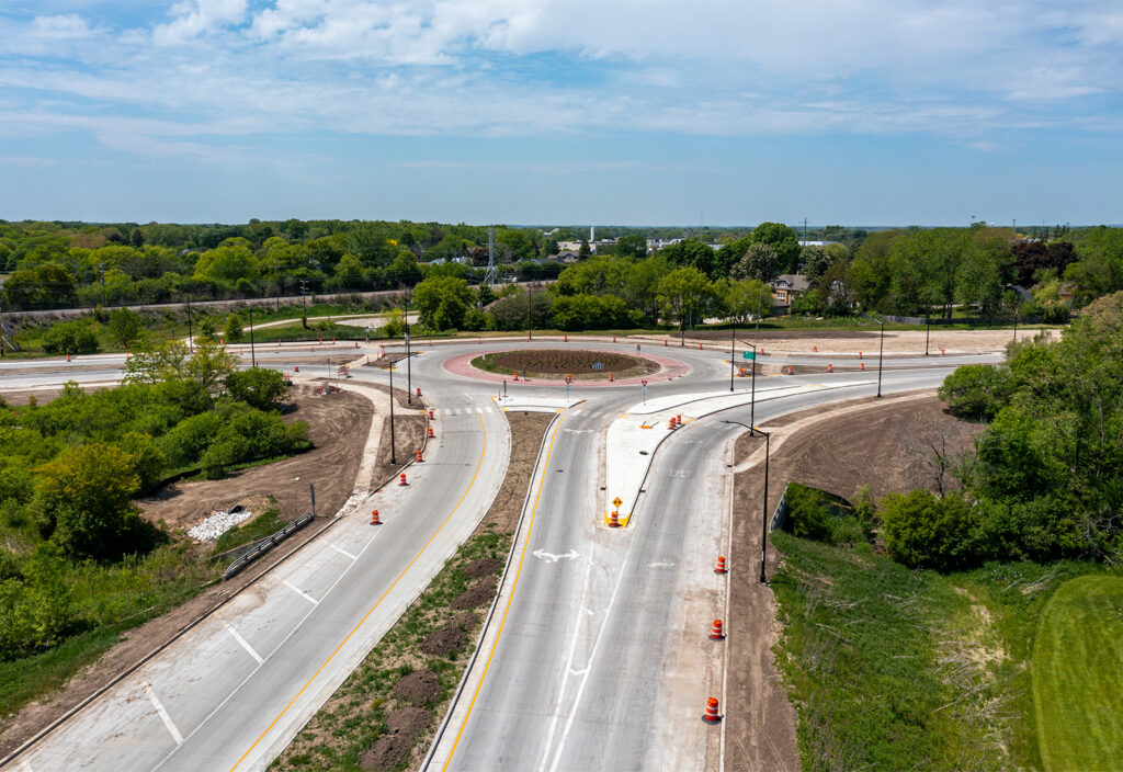 WIS 57/Teutonia Avenue Roundabout - raSmith