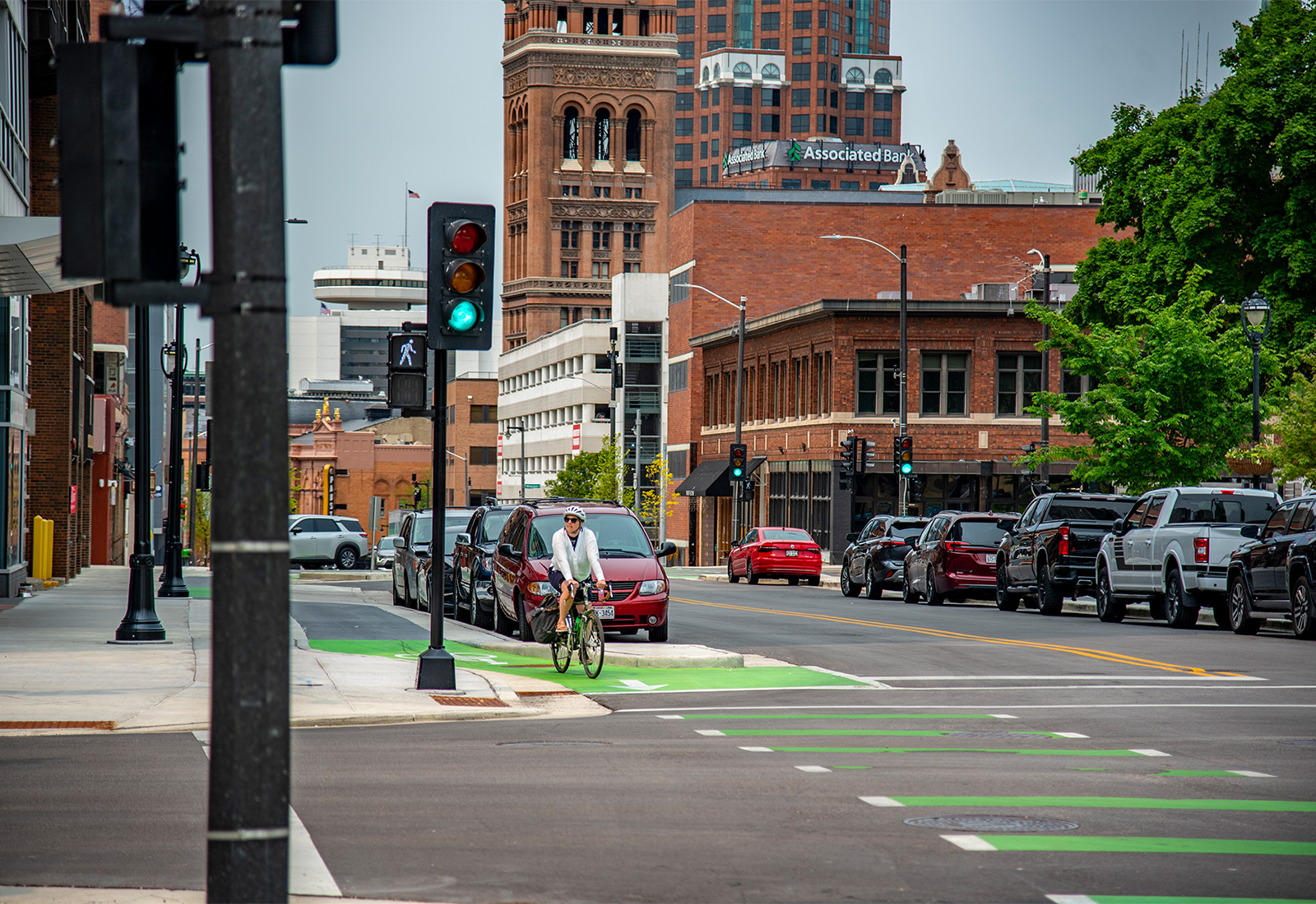 Travel Downtown Milwaukee’s Wells Street with Any Transportation Mode ...