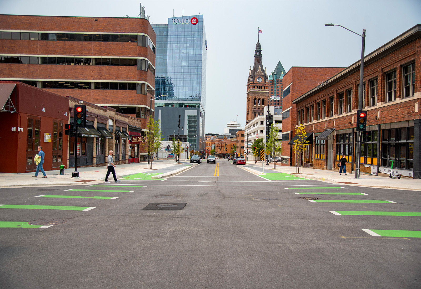 Travel Downtown Milwaukee’s Wells Street with Any Transportation Mode ...